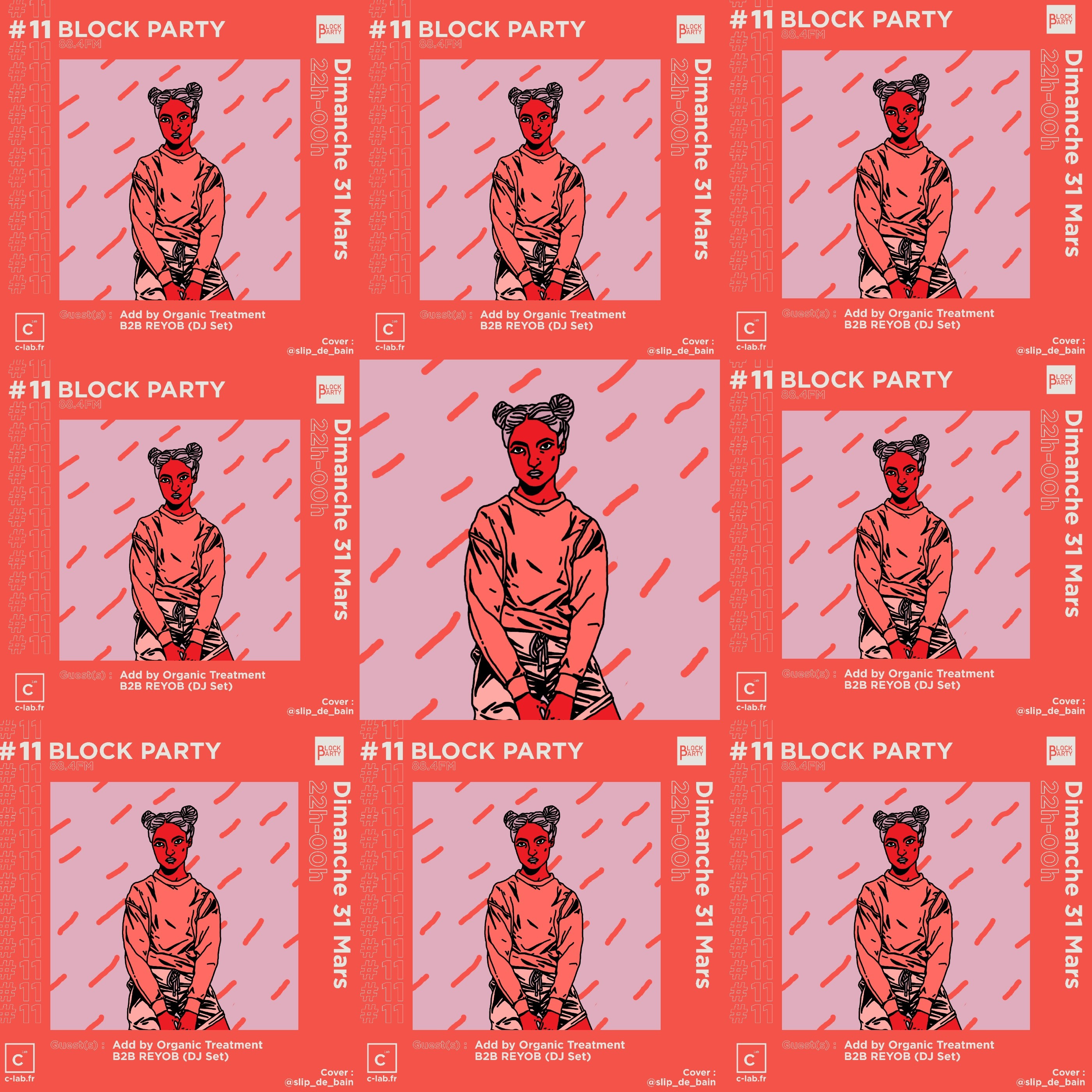 BLOCK PARTY #11 AVEC ADD BY ORGANIC TREATMENT B2B REYOB (DJ SET ...