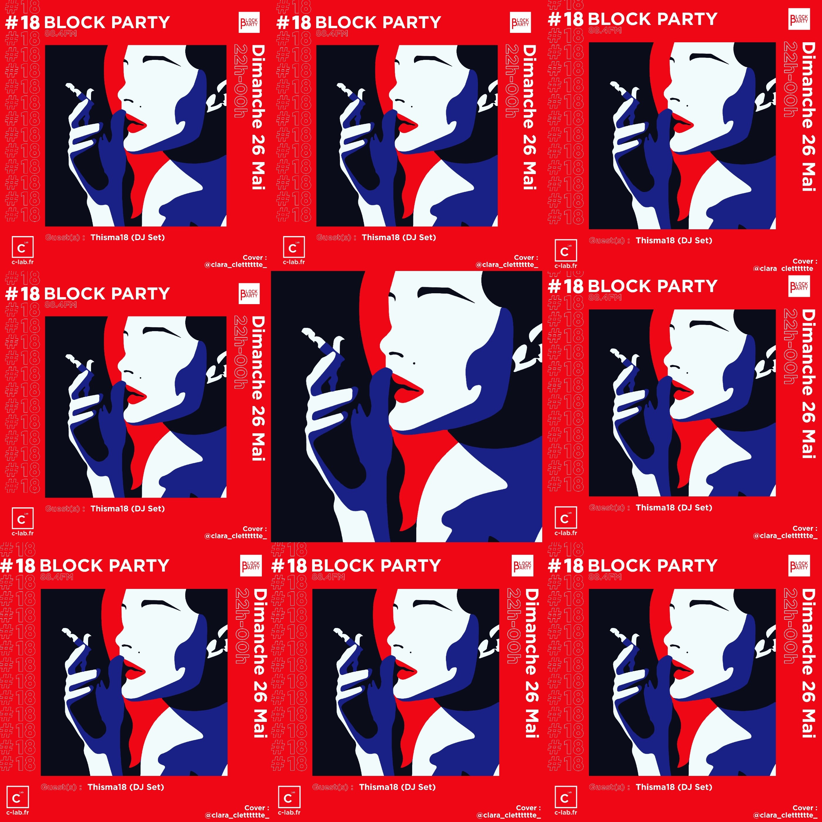 BLOCK PARTY #18 AVEC THISMA18 (DJ SET) - BLOCK PARTY - Radio C-Lab